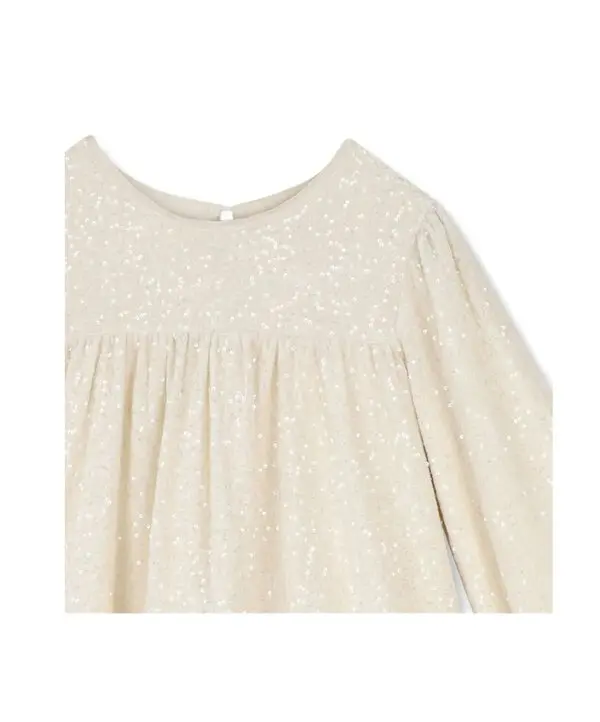 BILLIEBLUSH Sequin Embellished Ruffled Dress