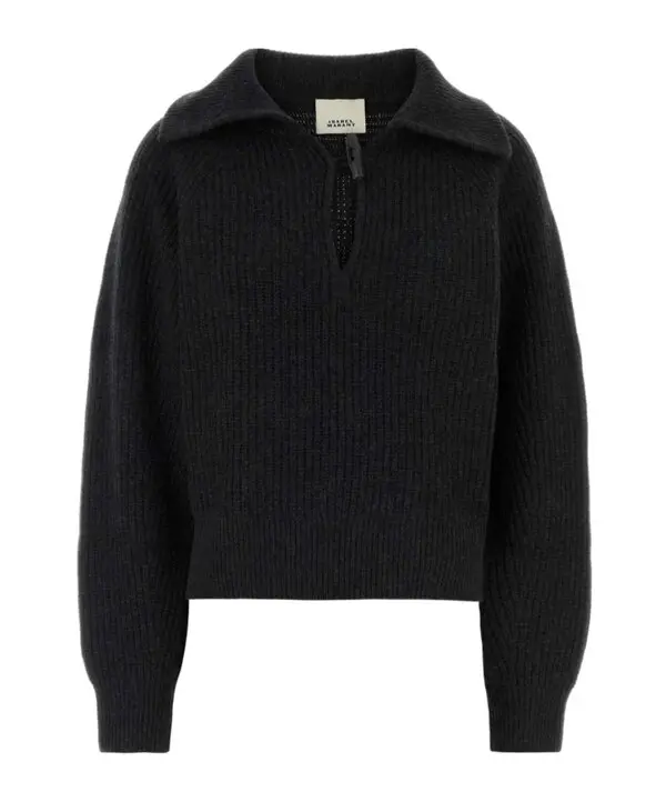 Isabel Marant Étoile Long-sleeved Sweater With Fold-over Collar