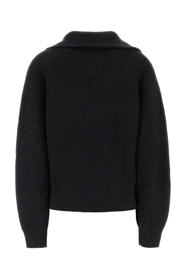 Isabel Marant Étoile Long-sleeved Sweater With Fold-over Collar