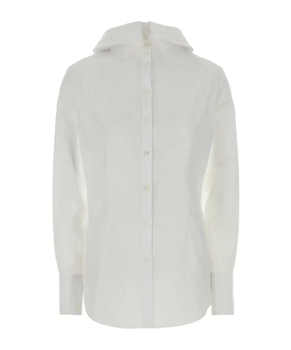 JEAN PAUL GAULTIER Hooded Button-up Shirt - White
