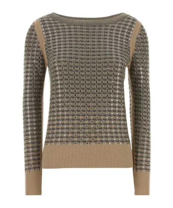Ermanno Scervino Embroidered And Embellished Sweater