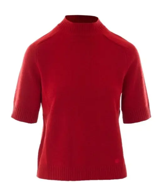 Loulou De Saison Ruth Stand Collar Top - Red