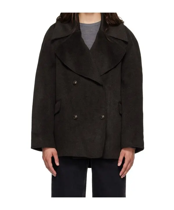 Loulou De Saison Double-breasted Jacket - Brown