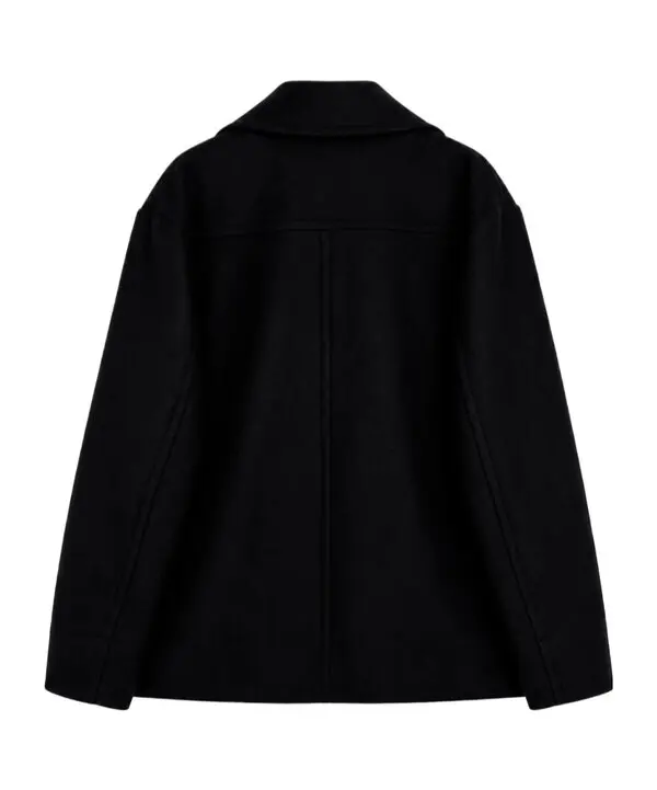 Dries Van Noten Double-breasted Wool Overcoat