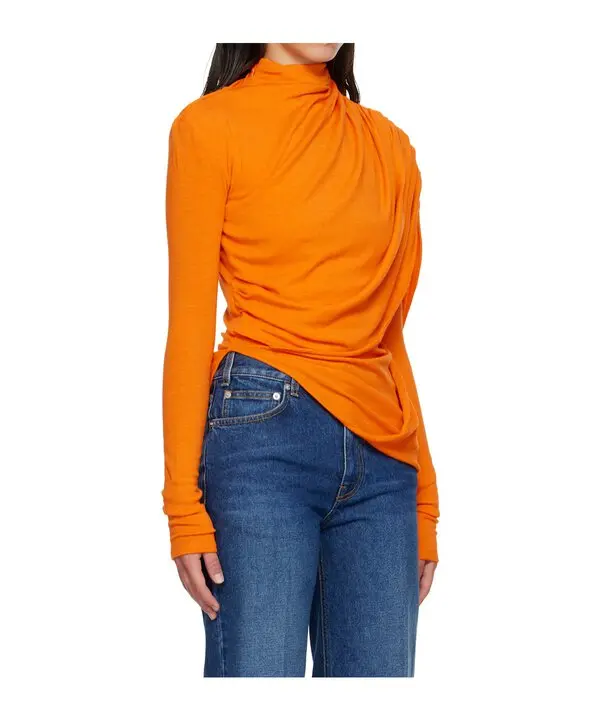 MUGLER Cascade Sleeves Top