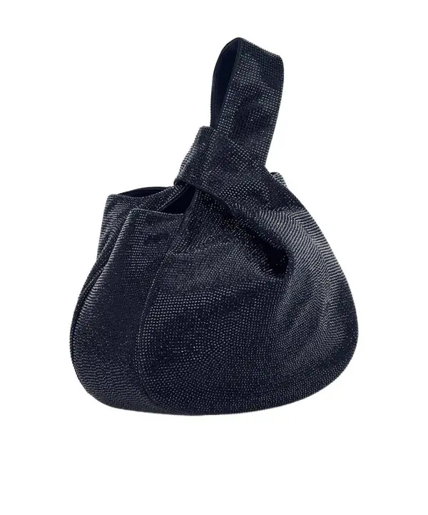 Giorgio Armani Handbag In Viscose And Silk Satin With Rhinestones