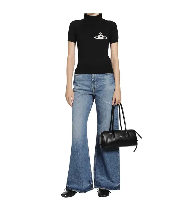 VIVIENNE WESTWOOD Short Sleeve Knitted Top