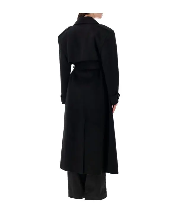 THE FRANKIE SHOP Double-breasted Belted Coat