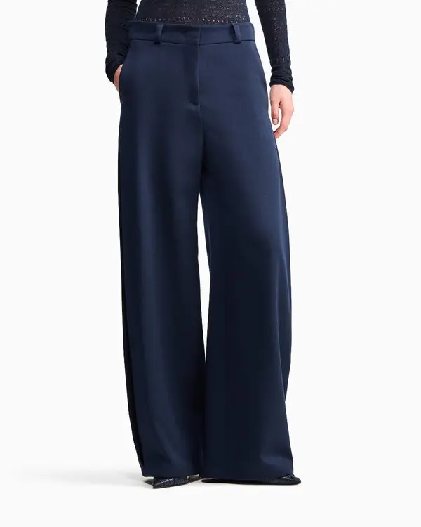 Giorgio Armani High-waisted Wool Trousers