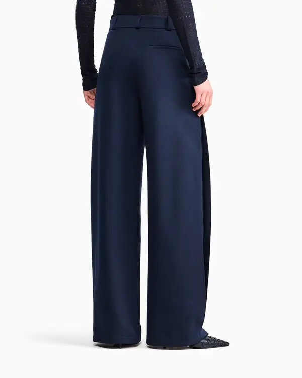 Giorgio Armani High-waisted Wool Trousers