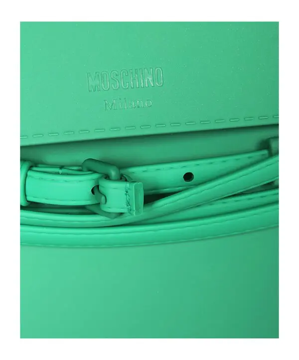 Moschino Belted Foldover Top Tote Bag - Green