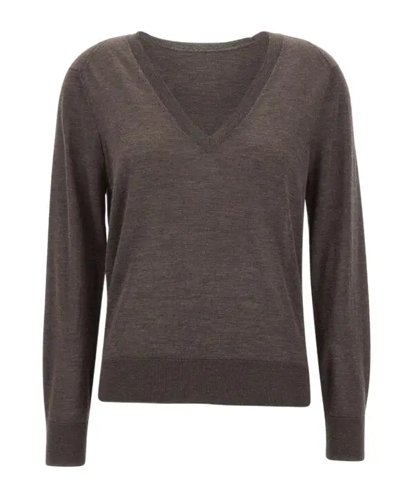 Loulou De Saison Julio V-neck Knitwear - Brown