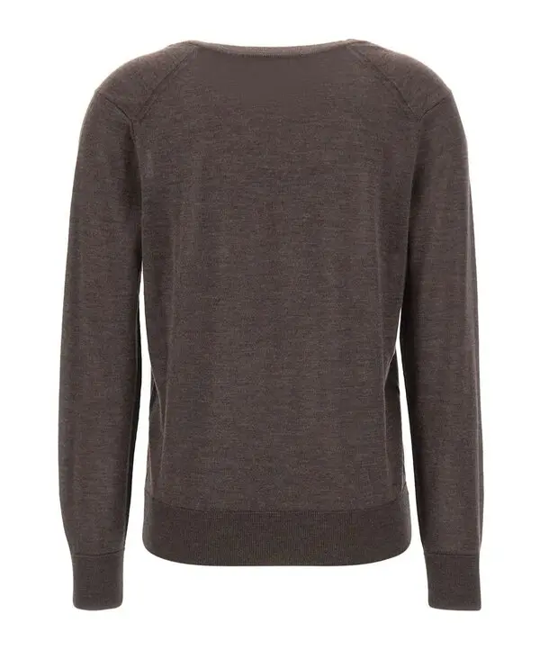 Loulou De Saison Julio V-neck Knitwear - Brown