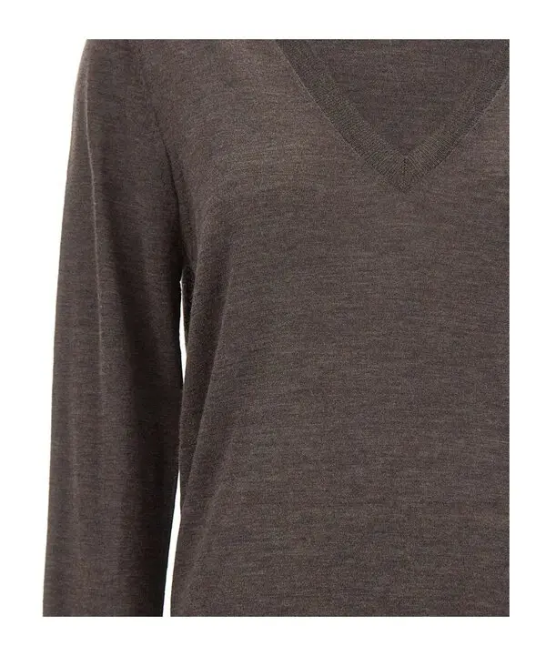 Loulou De Saison Julio V-neck Knitwear - Brown