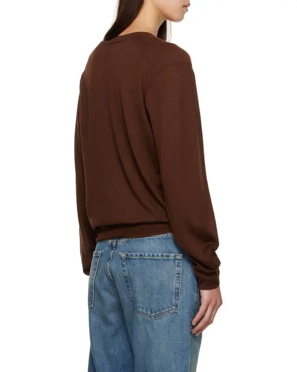 Loulou De Saison Julio V-neck Knitwear - Brown