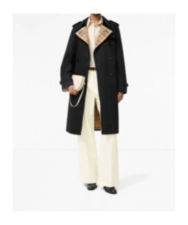 Burberry Long Gabardine Trench Coat