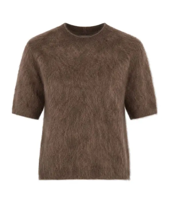Seventy Short-sleeved Sweater - Brown