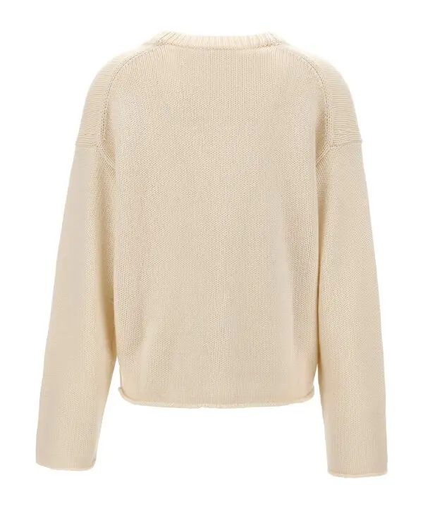 Loulou De Saison Derry U-neck Sweater - Ivory