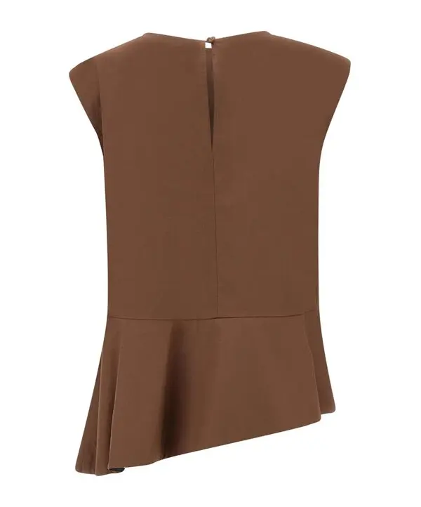 KAOS Asymmetrical Ruffled Top