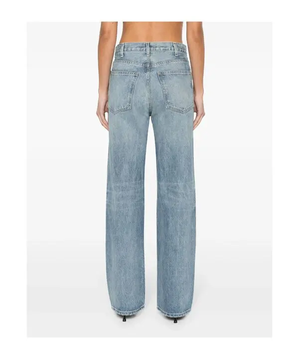 NILI LOTAN Belt-loop Jeans