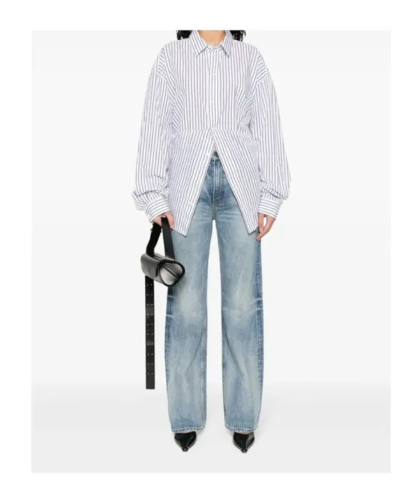 NILI LOTAN Belt-loop Jeans
