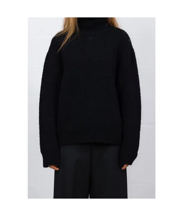 COURREGES Long-sleeved High-neck Sweater