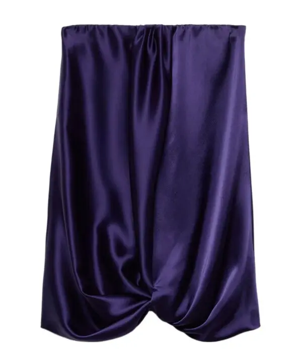 7 For All Mankind Strapless Corset-style Mini Dress - Purple