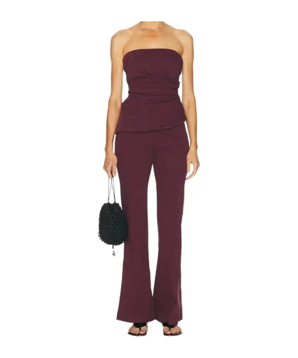 Simkhai Sleeveless Strapless Vest With Asymmetrical Hem
