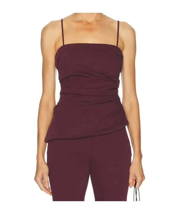 Simkhai Sleeveless Strapless Vest With Asymmetrical Hem