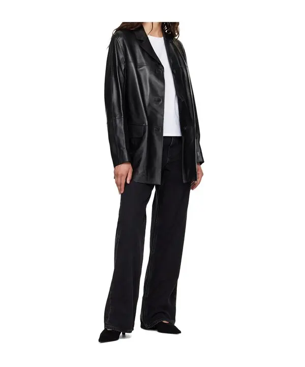 Loulou De Saison Nari Leather Blazer