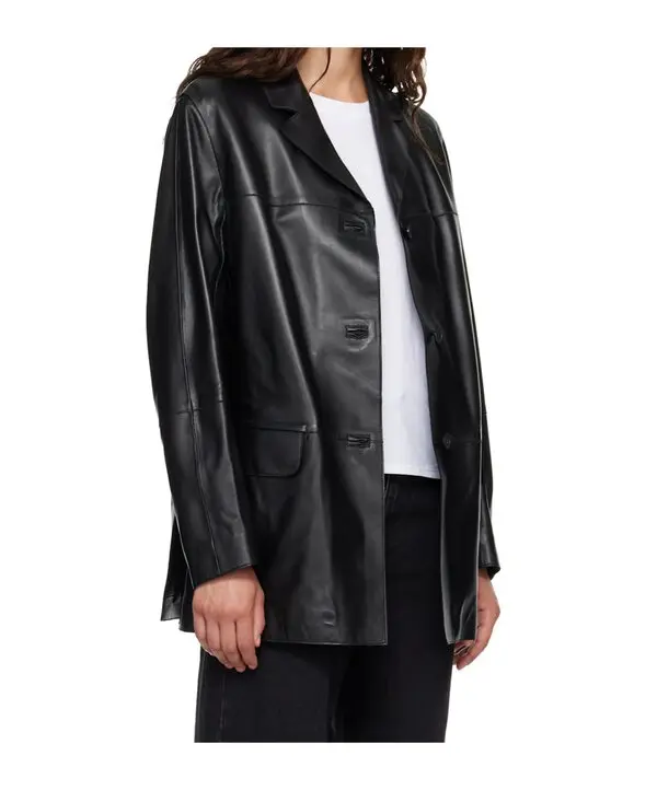 Loulou De Saison Nari Leather Blazer