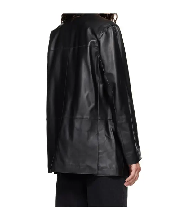 Loulou De Saison Nari Leather Blazer