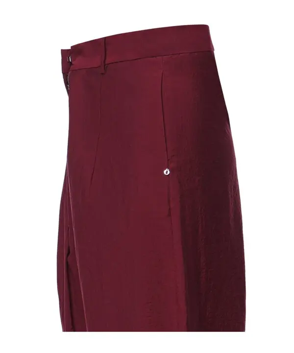 OTTOD'AME Pleated Wide-leg Trousers