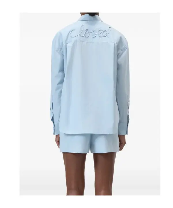 Closed Embroidered Oversized Shirt