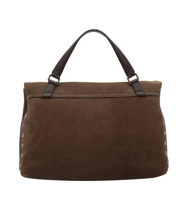 ZANELLATO Flap Shoulder Bag With Dual Clasp - Brown
