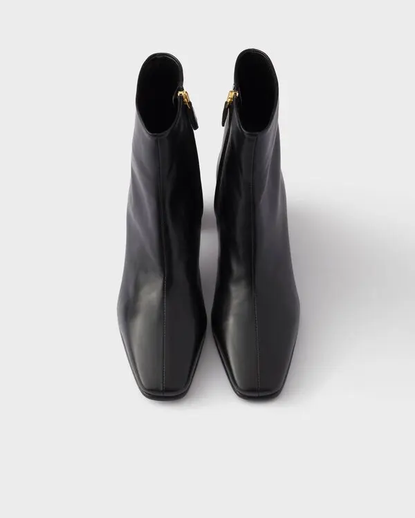 Prada Leather Ankle Boots