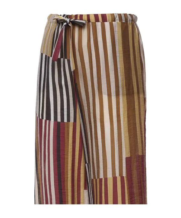 OTTOD'AME Striped Wide-leg Pants