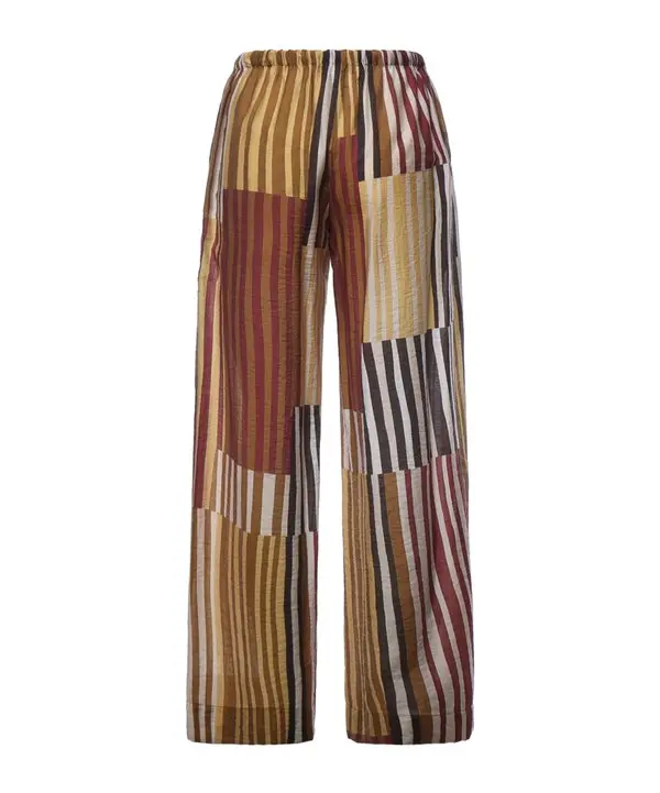 OTTOD'AME Striped Wide-leg Pants