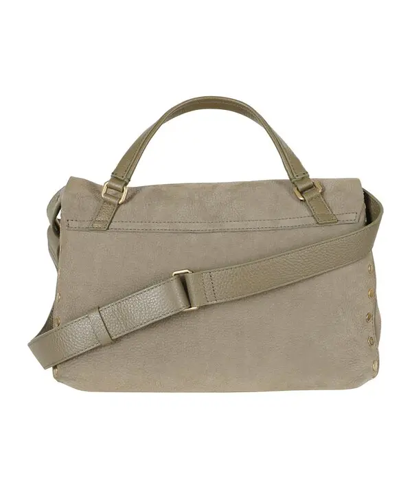 ZANELLATO Postina Jones Studded Shoulder Bag - No