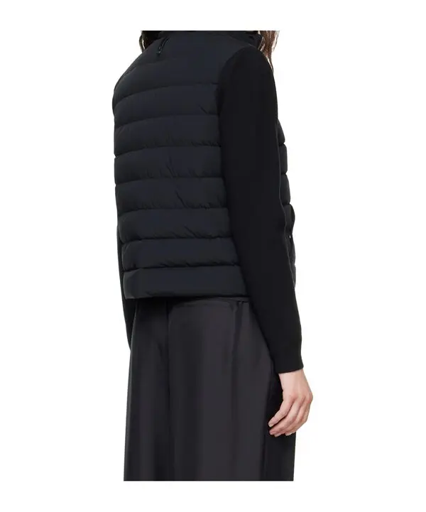 Mackage Gretel Hybrid Down Jacket With Knitted Sleeves
