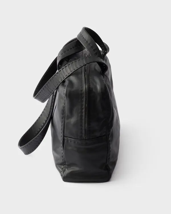 Prada Nappa Leather Tote Bag