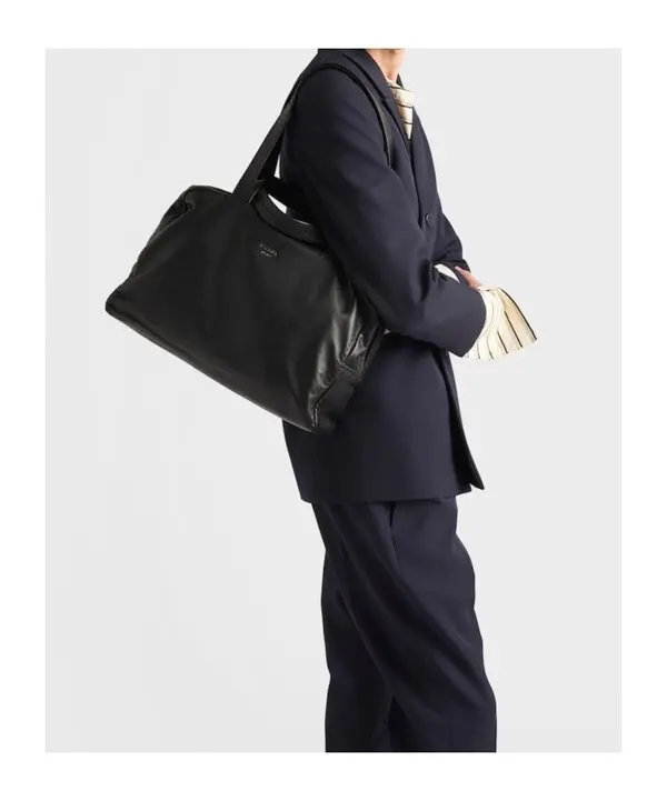 Prada Nappa Leather Tote Bag