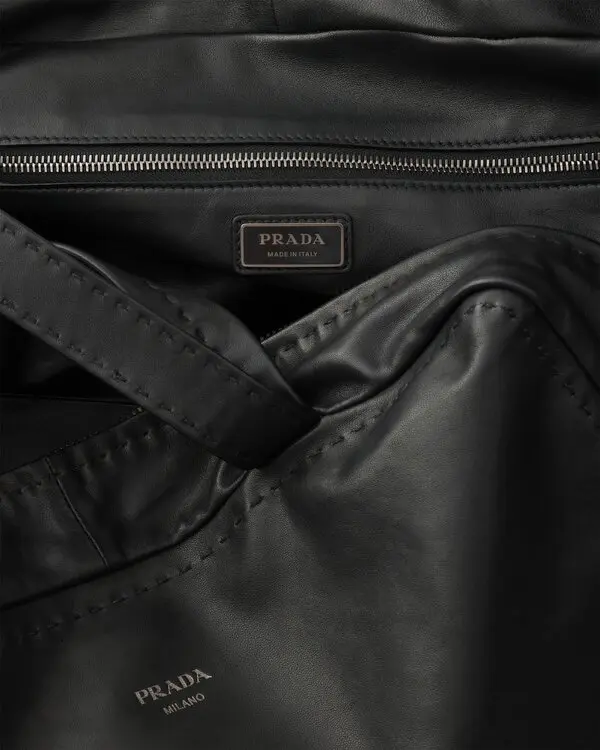 Prada Nappa Leather Tote Bag