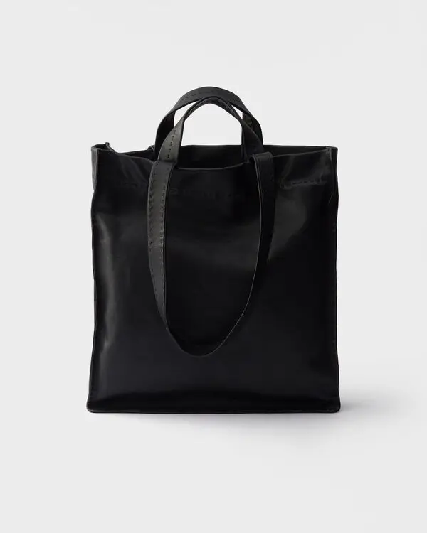 Prada Nappa Leather Tote Bag