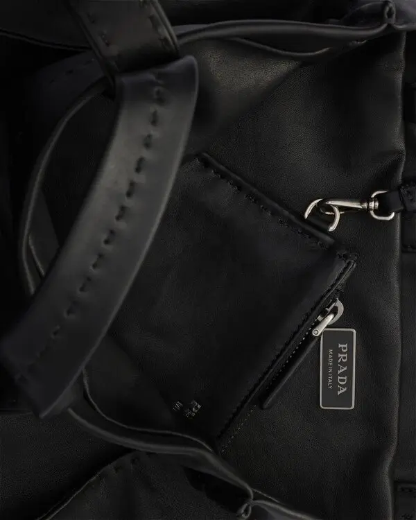 Prada Nappa Leather Tote Bag