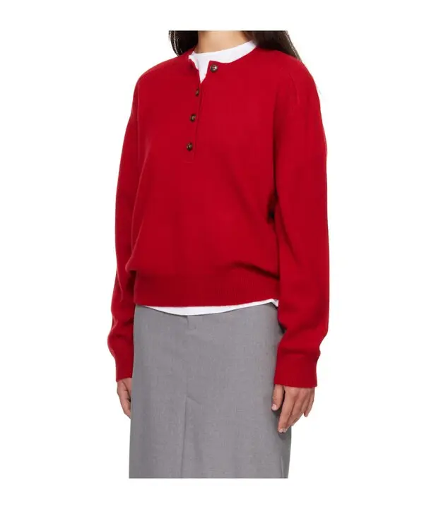 Loulou De Saison Four-button Front Sweater