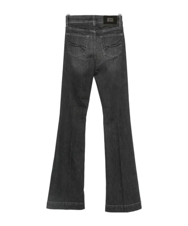 Liu Jo Faded Flared-leg Jeans