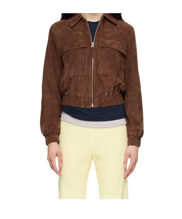 Mackage Long-sleeve Leather Jacket With Zipper