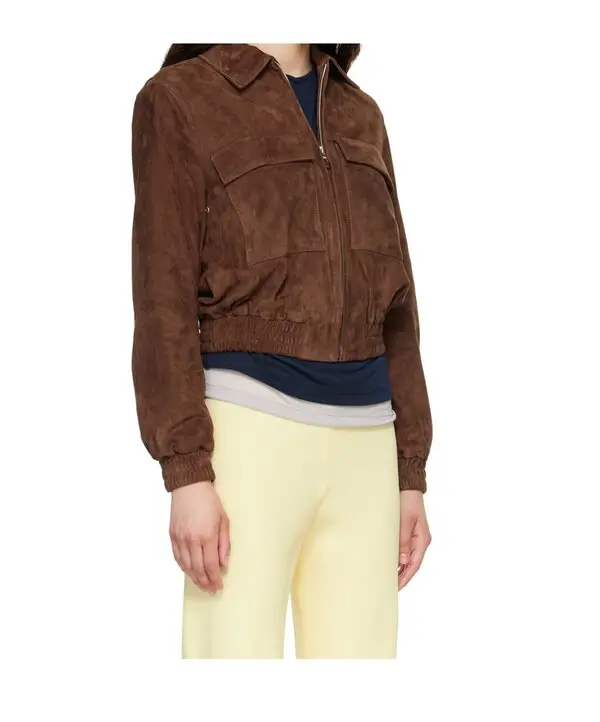 Mackage Long-sleeve Leather Jacket With Zipper