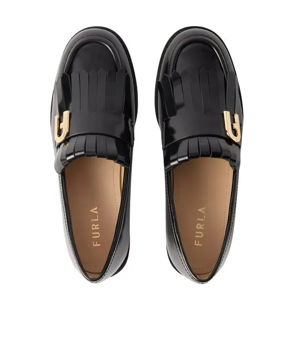 Furla Tassel Loafers With Gold-tone Hardware
